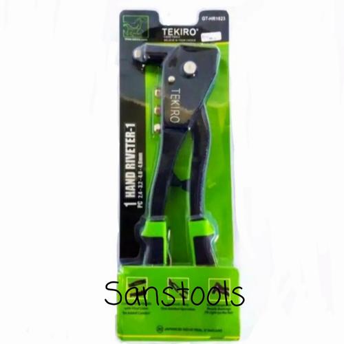 Jual Tang rivet tekiro hitam hand riveter gun 2.4mm 3.2mm 4.0mm 4.8mm ...