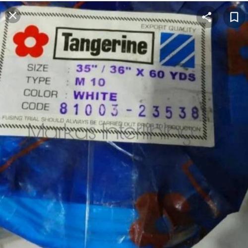 Jual kain keras interlining M10 merk tangerine staflex METERAN ...