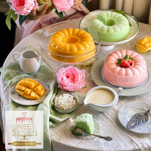 Jual Fruit Series Pudding (Strawberry, Mango, Coconut Pandan) - Coconut ...