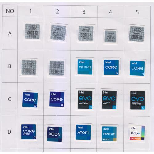 Jual Stiker processor intel generasi 10 & 11 terbaru - Kota Banda Aceh ...