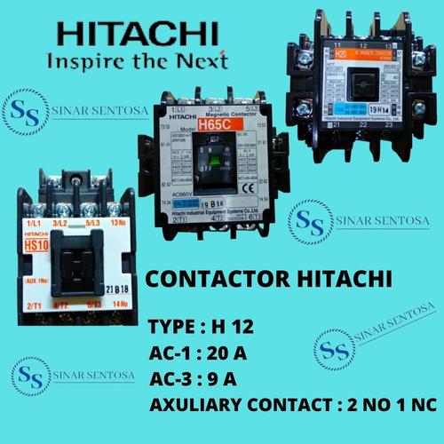 Jual contactor hitachi ''H 12 '' magnetic contactor hitachi - Jakarta ...