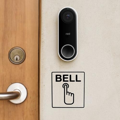 Jual Stiker Bel Pintu Wall Sticker Dinding Rumah Kantor Sticker Keren ...