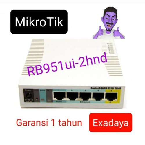 Jual Mikrotik Router Wireless RB951Ui-2HND - Jakarta Pusat - Exadaya ...