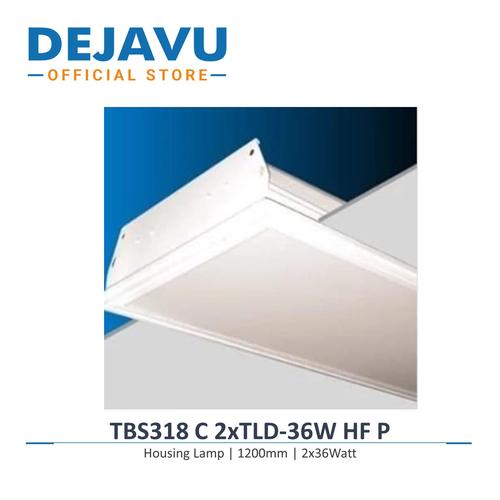 Jual Armatur/Rumah Lampu/Fitting Lampu T8 Philips TBS318 C 2xTLD-36W HF ...