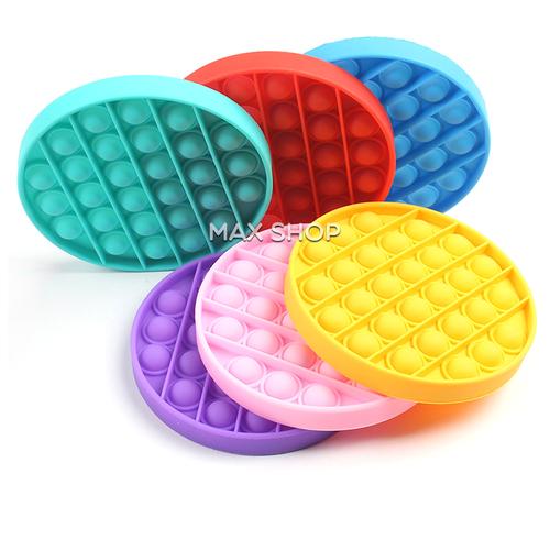 Jual Fidget Push Bubble Pop It Bulat Mainan Anak Tiktok Penghilang ...