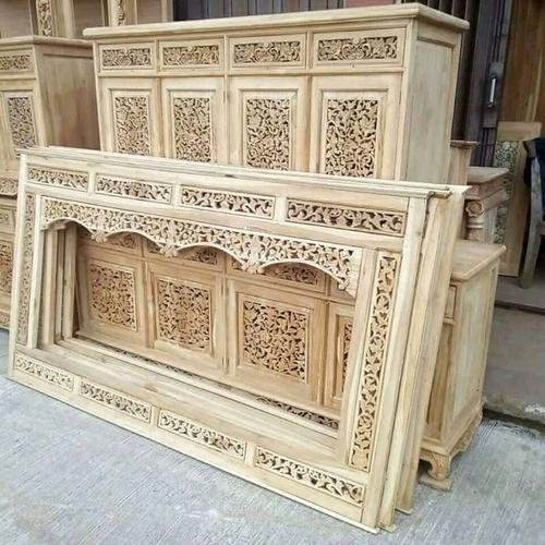 Jual pigura kaca krepyak full ukiran kayu jati + finishing - Kab ...