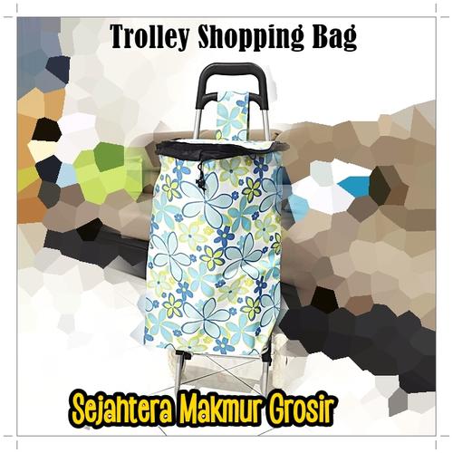Jual Trolley Shopping Bag / Tas Trolley Belanja Roda Supermarket ...