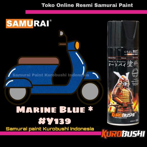 Jual Samurai Paint MARINE BLUE Y139 Warna Biru Candy Yamaha Cat Semprot ...