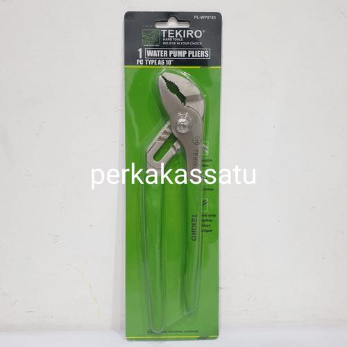 Jual TANG BURUNG JEPIT PIPA 10" TEKIRO WATER PUMP PLIERS 10 INCI PL ...