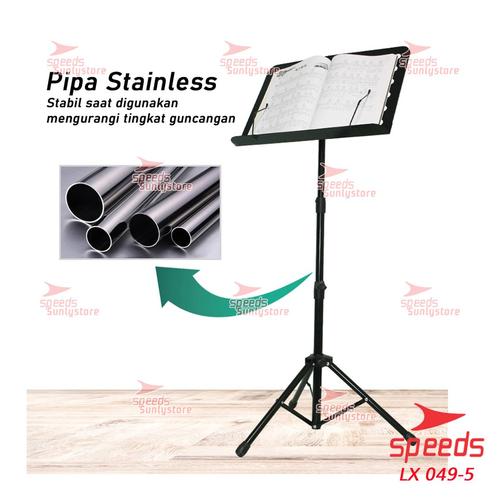 Jual Alat Musik Stand Untuk Partitur Sheet Stand Book Stand Partitur ...