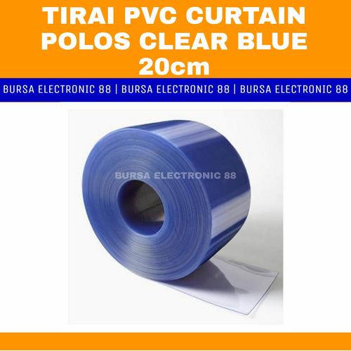 Jual Tirai pvc curtain polos clear blue - Kota Pontianak - BURSA ...