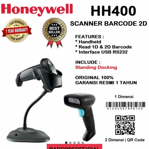Jual Honeywell 2D Handheld Barcode Scanner HH490 USB QR Code - Jakarta ...