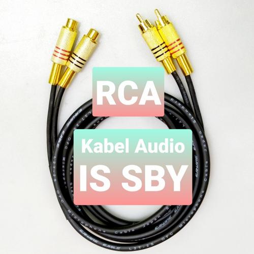 Jual Kabel Audio Canare 20 Meter Jek RCA Male to RCA Female Gold Cabang ...