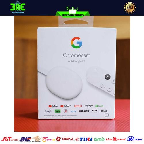 Jual Google Chromecast 4 HDMI Dongle Stick With Google TV Android ...