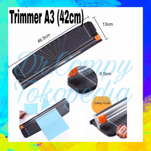 Promo Pemotong Kertas Max 42cm Paper Cutter Trimmer A2 /A3 plus Cutting ...