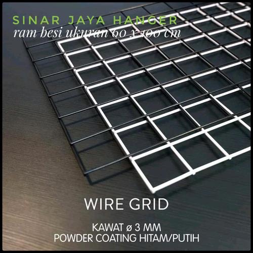 Jual Jaring Ram Besi Dinding Ukuran 60x100cm Gantungan Hook Ram Display ...