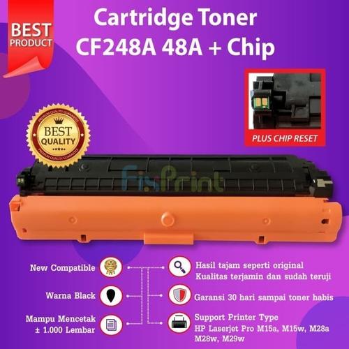 Jual Compatible Cartridge Toner HP CF248A 48A Printer Laserjet M15a ...