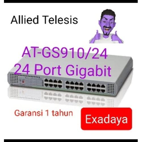 Jual Allied Telesis AT-GS910/24 , 24 Port Gigabit Unmanaged Switch - Jakarta Pusat - Exadaya ...