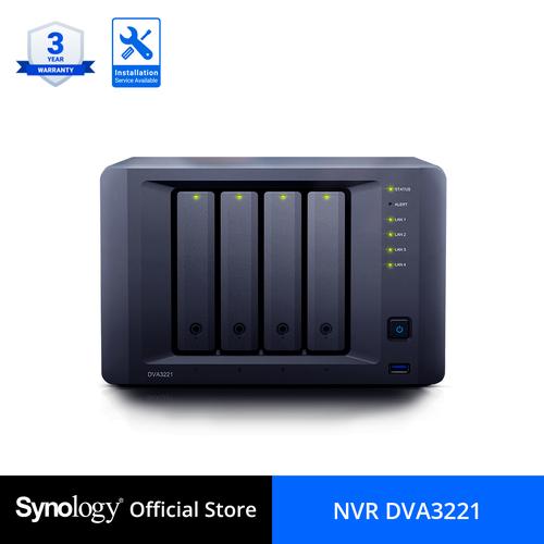 Promo Synology DVA3221 Deep Learning NVR 4-Bay Storage Cloud DVA 3221 Cicil 0% 3x - Jakarta ...