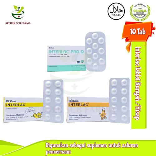 Jual Interlac Tab - Untuk kesehatan pencernaan & kesehatan rongga mulut ...