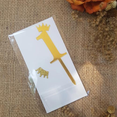 Jual cake topper / cake topper angka / hiasan kue ulang tahun / topper ...