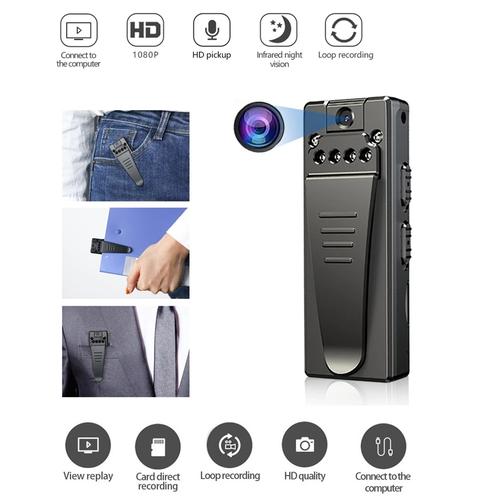 Jual Mini USB Kamera Pengintai HD 1080P Multiarah 360° Klip Belakang ...