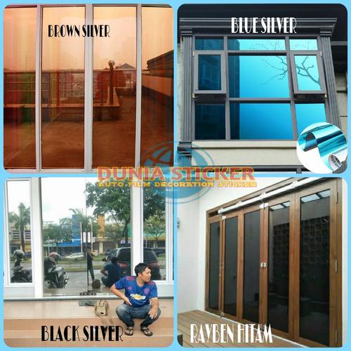 Jual kaca film riben sparta one way stiker kaca film gedung rumah mobil ...