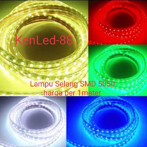 Jual Lampu Led Strip Selang SMD 5050 220V Outdoor Led Selang Waterproof ...