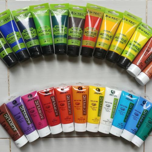 Jual Cat Acrylic 75 ml (meries/Vtec) - cat akrilik - Kota Tangerang ...