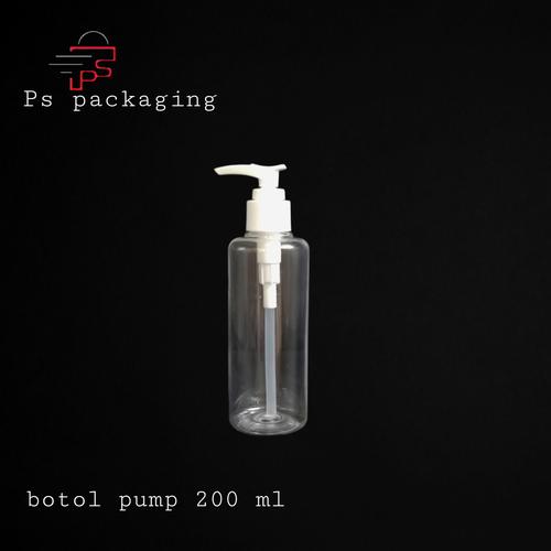 Jual botol pump 200ml / botol lotion pump 200 ml - TUTUP PUTIH - Kab ...