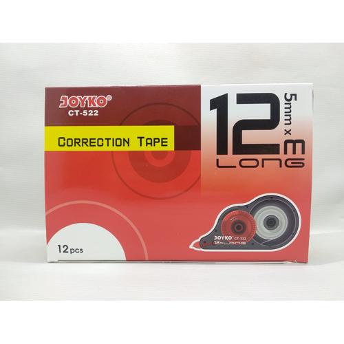 Jual Correction Tape/ Tipx Kertas / Pita Koreksi Joyko CT-522 - Kab ...