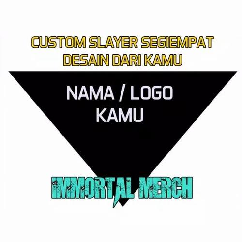 Jual Custom Slayer Bandana Kotak Segiempat Desain Dari Kamu - Slayer ...