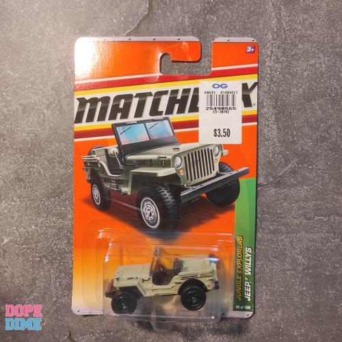 Jeep Toys Matchbox Jeeps Willys Jungle Edition - Cool Blue 69/100 ...