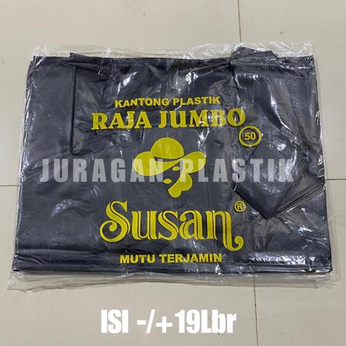 Jual KANTONG PLASTIK HITAM RAJA JUMBO UKURAN 50 BESAR - Jakarta Barat ...