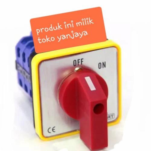 Jual rotary switch 3pole on off/selector switch 3 pole on off - Jakarta ...