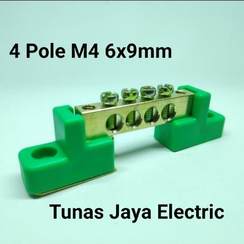 Jual Terminal Blok Grounding 4 Pole M4 6x9mm KUNINGAN - Kota Surabaya ...