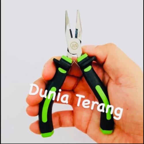 Jual Tang Lancip Mini TEKIRO 4,5" - Tang Cucut Kecil Long Nose Mini Pliers - Kota Surabaya ...