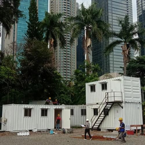 Jual CONTAINER MODIFIKASI/PORTACAMP OFFICE/MESS/POS 10FT/20FT/40FT DLL ...