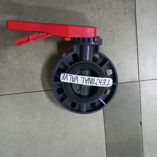 Jual butterfly valve PVC 4"/butterfly valve PVC 4inch/butterfly PVC ...