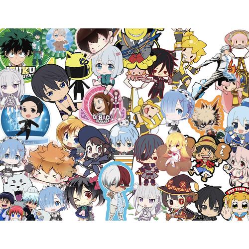 Jual sticker anime japan bentuk murah full colour acak/random - Kab ...