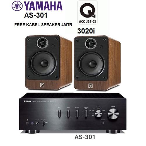 Jual Paket stereo yamaha AS301 AS-301 Q Acoustics 3020i Qacoustics3020i ...