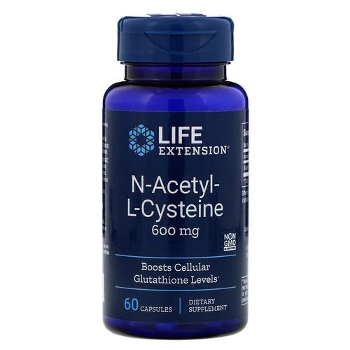 Jual Life Extension, NAC N-Acetyl-L-Cysteine 600 mg Supplement 60 Capsules - Jakarta Utara ...