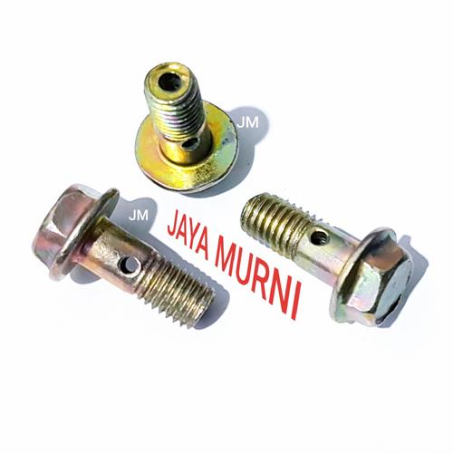 Jual BAUT SOLAR 8 MM KUNCI 12 DRAT 1.25 UNIVERSAL M8 BANJO NIPPLE NEPEL ...