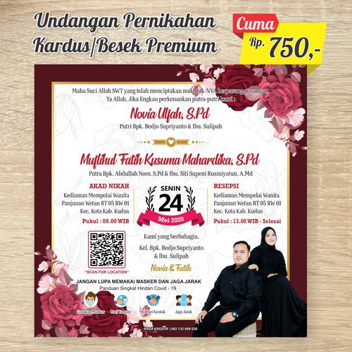 Jual Undangan Kardus Besek, Foam, Berkat, Samir tutup dus Pernikahan ...