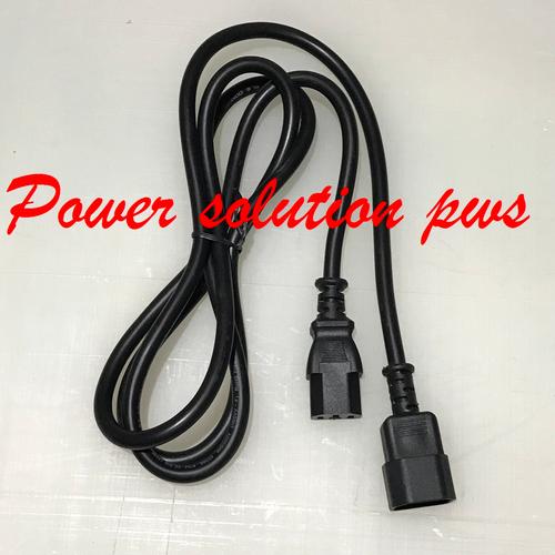 Jual Kabel Power Cpu Monitor IEC320 Cord C13 C14 tebal 1,5mm 250V 1,8M ...