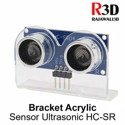 Jual Bracket Akrilik Acrylic Module Sensor Ultrasonic HC-SR Sensor ...