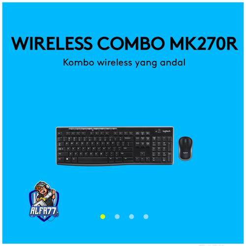 Jual Logitech Mk270r Reliable Wireless Keyboard Dan Mouse Combo Jakarta Selatan Star17 Com