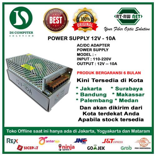 Jual Power Supply 12V 10A (PSU 12V-10A) Garansi 6 Bulan - Jakarta Pusat ...