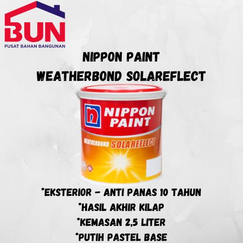 Jual NIPPON PAINT WEATHERBOND SOLAR EFLECT White Putih (2.5 liter ...