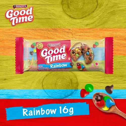 Jual Good Time Rainbow Chocochips Cookies 16 gr - Kota Medan - BELANJA ...